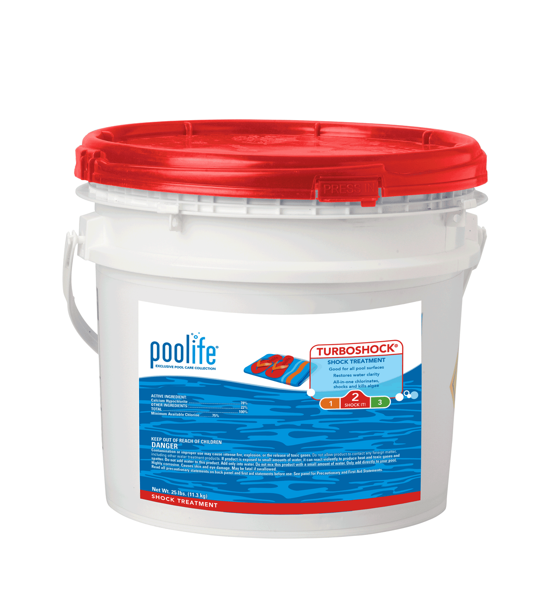 Poolife Turbo Pool Shock (25 pound bucket) – YourPoolStore.com