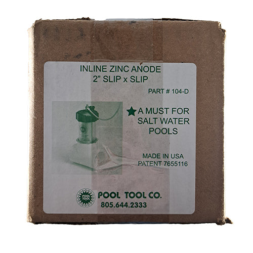 Pool Tool Co. Inline Zince Anode 2" Slip x Slip – YourPoolStore.com